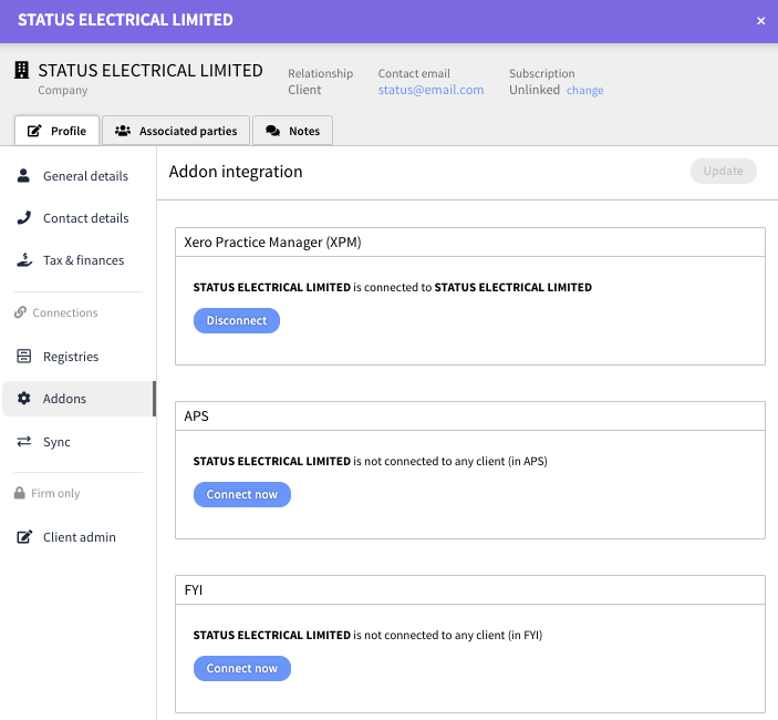 Connecting existing clients to your Document Management System (FYI)